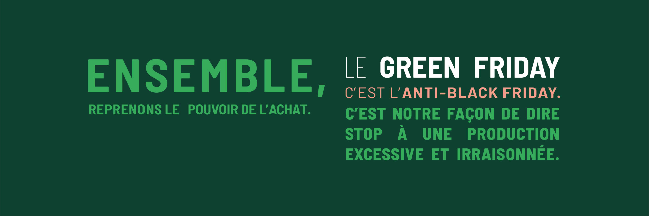 Green Friday | Ressources.be